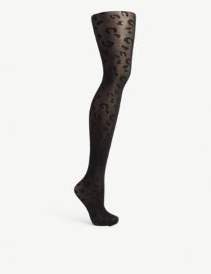 COMMANDO - Sheer leopard tights | Selfridges.com