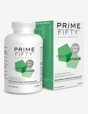 PRIME FIFTY - Fighting Fatigue supplement 120 tablets | Selfridges.com