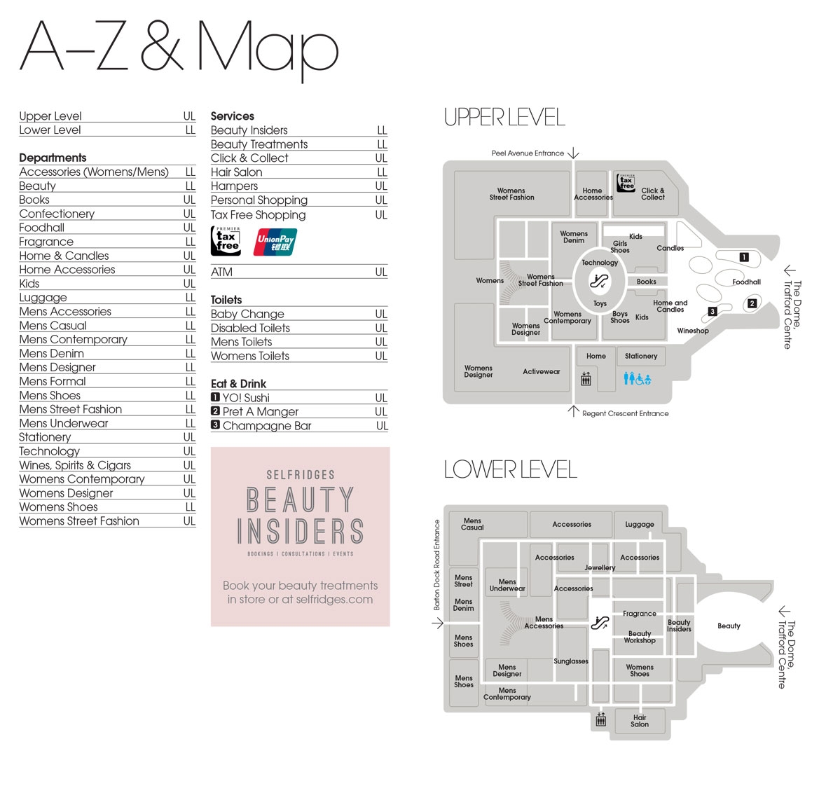 Manchester Trafford Store Guide | Manchester Trafford