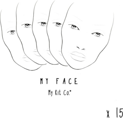 MYKITCO. - My Face Charts x15 | Selfridges.com