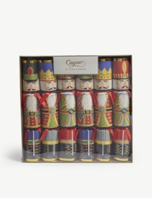 CASPARI - Nutcracker Christmas crackers set of six | Selfridges.com