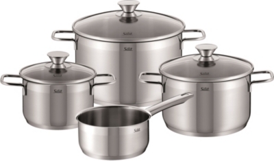 SILIT - Silit stainless steel 4-piece cookware set | Selfridges.com