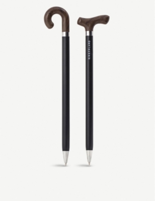 KIKKERLAND - Old and Wise walking stick pens pack of two | Selfridges.com