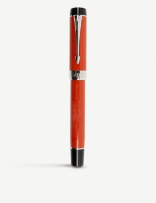 PARKER - Duofold Classic Big Red Vintage fountain pen | Selfridges.com