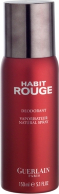 GUERLAIN - Habit Rouge spray deodorant 150ml | Selfridges.com