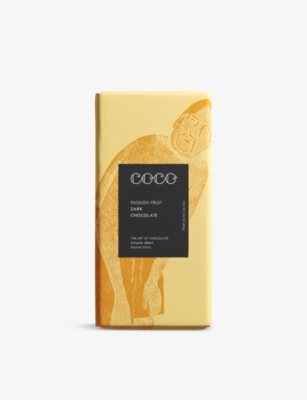 COCO CHOCOLATIER - Passionfruit and honeycomb dark chocolate bar 80g ...