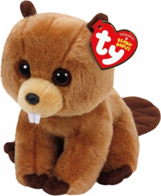 TY - Richie beanie baby beaver soft toy 15cm | Selfridges.com