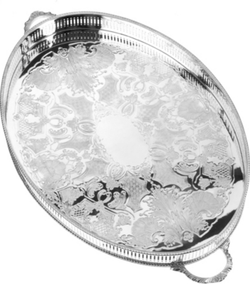 ARTHUR PRICE - Silver-plated 46cm oval tray | Selfridges.com