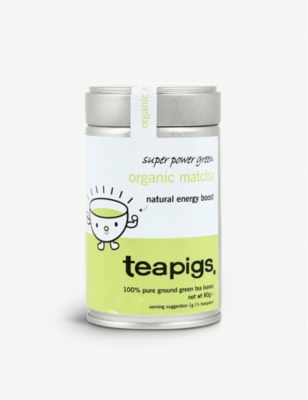 TEAPIGS - Organic Matcha green loose leaf tea 80g | Selfridges.com