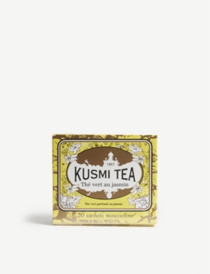 KUSMI TEA - Jasmine green tea box of 20 | Selfridges.com