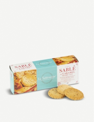 LA SABLESIENNE - Caramel sablé biscuits 125g | Selfridges.com