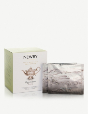 NEWBY TEAS UK - Peppermint pyramid tea bags box of 15 | Selfridges.com