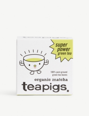 TEAPIGS - Organic Matcha super power green tea powder 30g | Selfridges.com