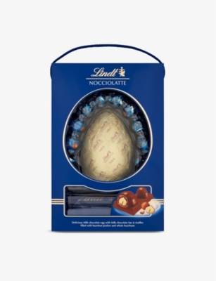 LINDT - Nocciolatte milk chocolate Easter egg set 340g | Selfridges.com