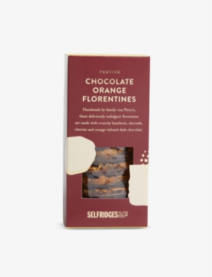 SELFRIDGES SELECTION - Festive Chocolate Orange Florentines 205g ...