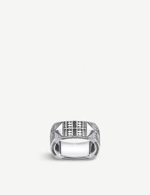 THOMAS SABO - Engraved silver ring | Selfridges.com