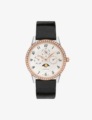 Montblanc Mens Bohème Perpetual Calendar Diamond And Rose-gold And ...