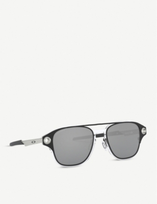 OAKLEY - OO6042 52 Coldfuse titanium square-frame sunglasses ...