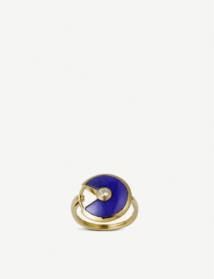 CARTIER - Amulette de Cartier 18ct yellow gold, lapis lazuli and ...
