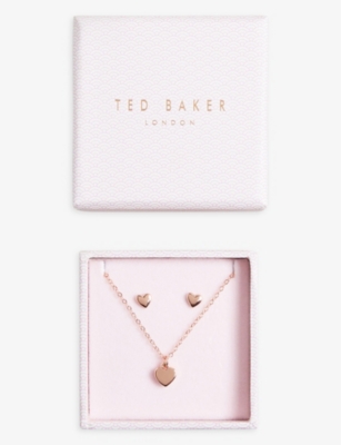 TED BAKER - Amoria Sweetheart brass jewellery gift set | Selfridges.com