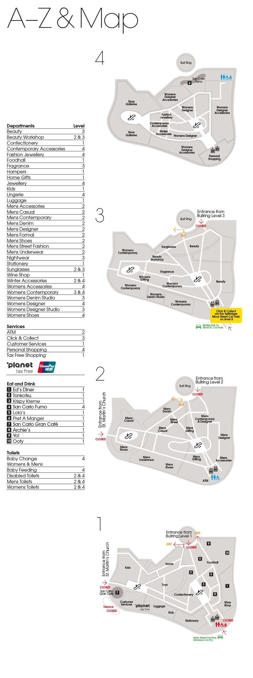 Birmingham Store Guide | Birmingham | Selfridges