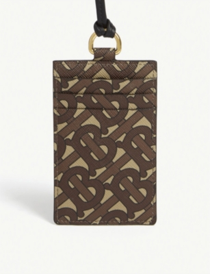 BURBERRY - Monogram e-canvas card lanyard | Selfridges.com