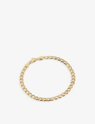 MARIA BLACK - Forza chain-link large yellow-gold plated sterling-silver ...
