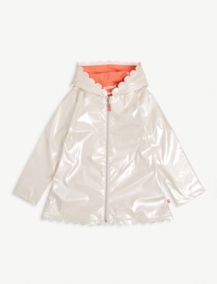 BILLIE BLUSH - Pearlescent PU rain mac 4-12 years | Selfridges.com