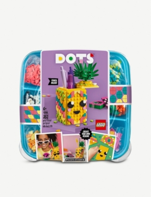 LEGO - LEGO® DOTS Pineapple Pencil Holder set | Selfridges.com