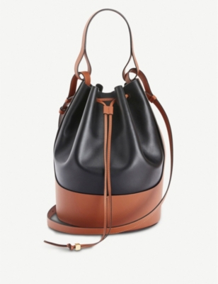 LOEWE - Balloon large leather shoulder bag | Selfridges.com