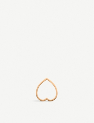 REPOSSI - Antifer Heart 18ct rose-gold ring | Selfridges.com