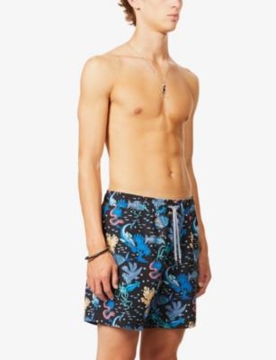 REYN SPOONER - Deep Sea Jive fish-print swim shorts | Selfridges.com