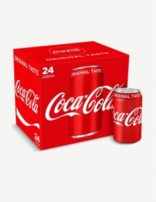 COCA-COLA - Coca-Cola cans box of 24 | Selfridges.com