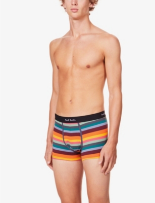 PAUL SMITH - Artist Stripe slim-fit stretch-cotton boxers | Selfridges.com