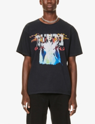 RHUDE - Graphic-print cotton-jersey T-shirt | Selfridges.com