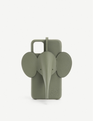 LOEWE - Elephant iPhone 11 leather case | Selfridges.com