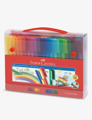 FABER CASTELL - Connector felt tip pens set of 60 | Selfridges.com
