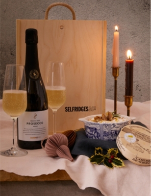 SELFRIDGES SELECTION - Baked Camembert Prosecco gift box | Selfridges.com