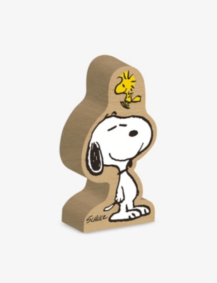 MAGPIE + PEANUTS - Snoopy and Woodstock wood block figure 6.5-8.5cm ...