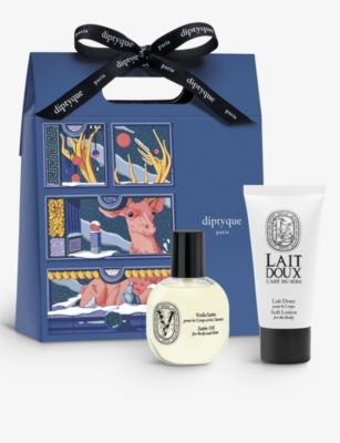 DIPTYQUE - Holiday Pocket satin oil and lotion gift set | Selfridges.com