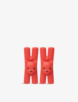 ALESSI - Giampo and Lampo PVD-coated resin clips set of two ...