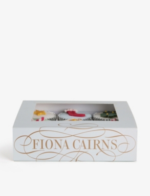 FIONA CAIRNS - Christmas fairy cakes box of 9 | Selfridges.com