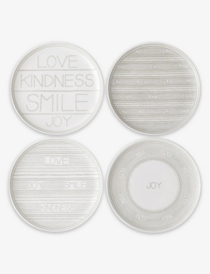 ROYAL DOULTON - ED Ellen DeGeneres Accents porcelain plates set of four ...
