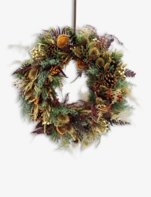 YOUR LONDON FLORIST - Traditional Christmas wreath | Selfridges.com