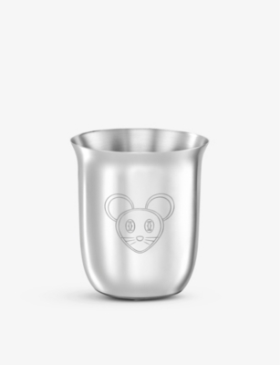 CARTIER - Baby mouse-engraved sterling silver tumbler | Selfridges.com