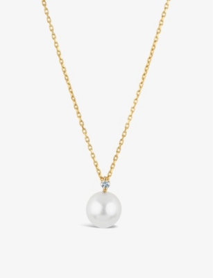 THE ALKEMISTRY - Dinny Hall Shuga 14ct yellow-gold, pearl and diamond ...