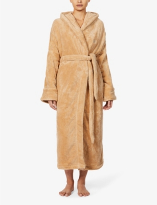 SOHO HOME - Logo-embroidered recycled-polyester house robe | Selfridges.com