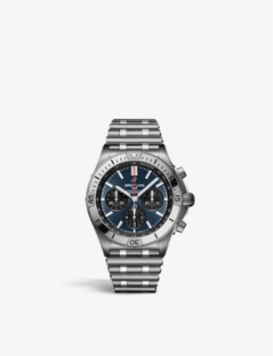 BREITLING - AB0134101C1A1 Chronomat stainless-steel self-winding ...