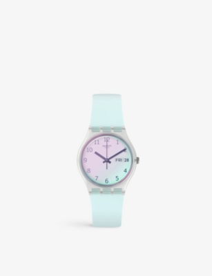 SWATCH - GE713 Ultraciel silicone and plastic quartz watch | Selfridges.com