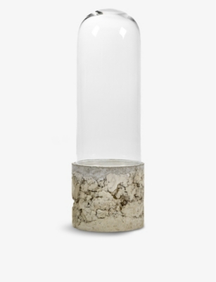 SERAX - Studio Simple concrete base 16cm x 16cm | Selfridges.com